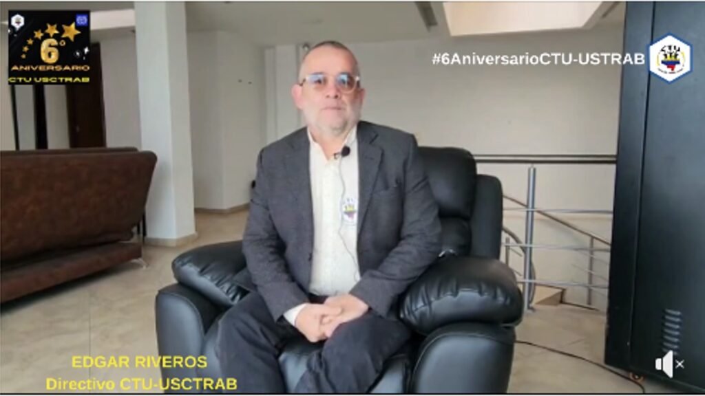 Aniversario CTU - Palabras Edgar Riveros - Directivo CTU-USCTRAB - CTU ...